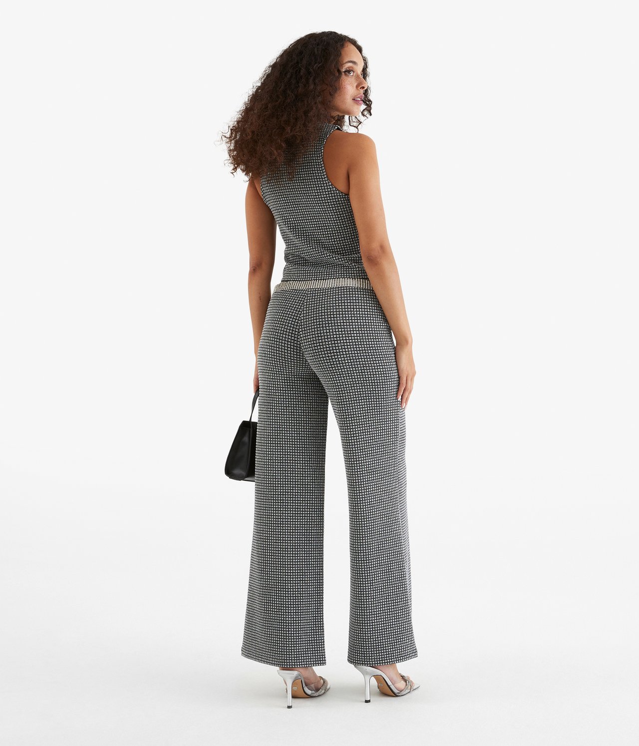 Vida pull-on byxor med glitter